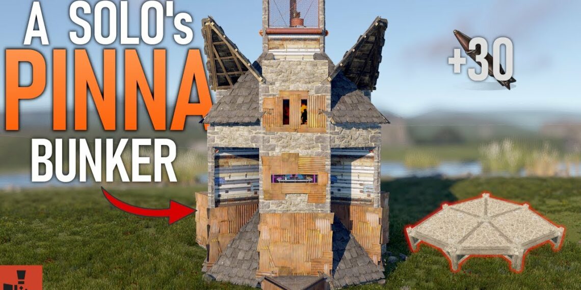 LeftyyP: The PINNA - NEW SOLO BUNKER - Rust Base Design 2024