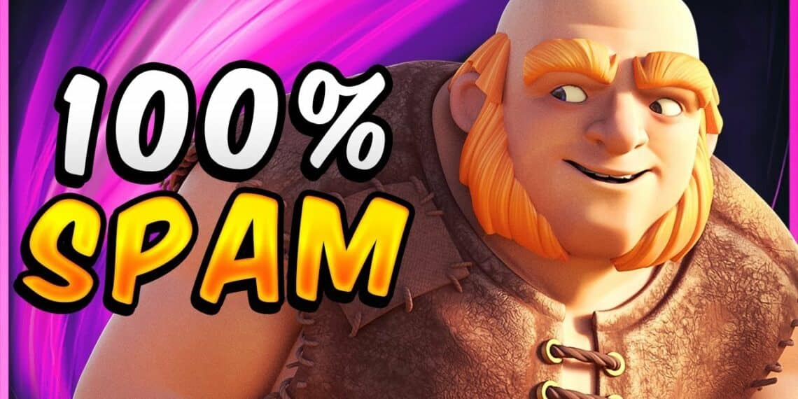 SirTagCR - Clash Royale: Giant Evolves to Become the Best Bridge Spam Deck!