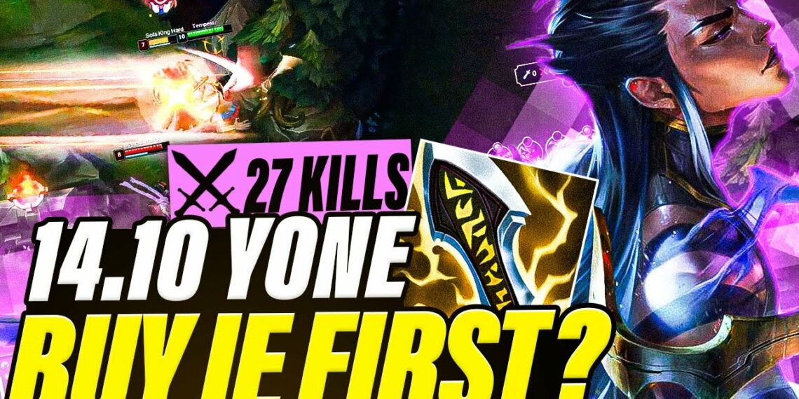 Yone Build 14.10: Infinity Edge Rush Guide