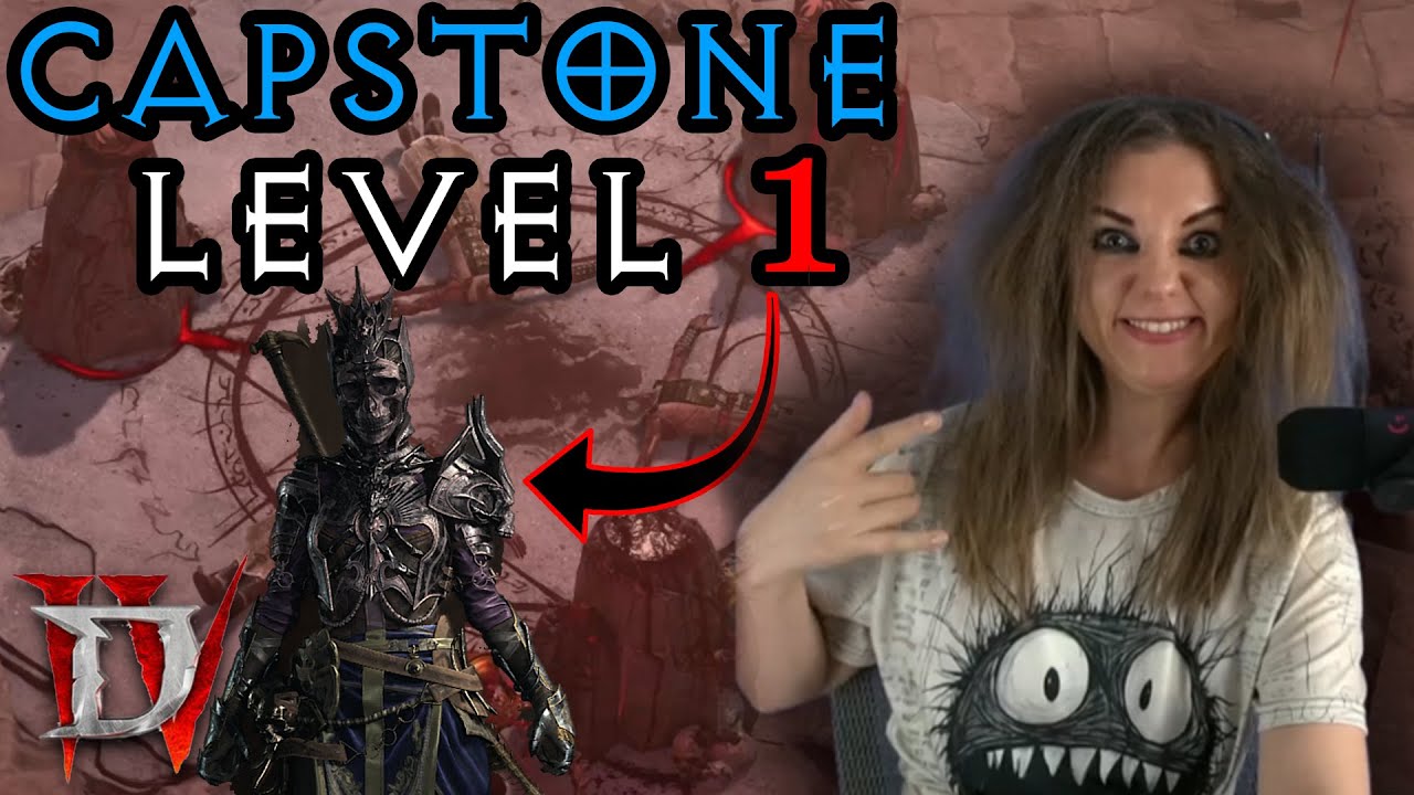 AnnacakeLIVE: Diablo 4 - Capstone Dungeon with Level 1 Character