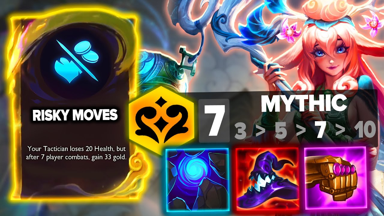 CammyTFT: *BUFFED* RISKY MOVES IS JUST FREE LP!!! | Teamfight Tactics ...