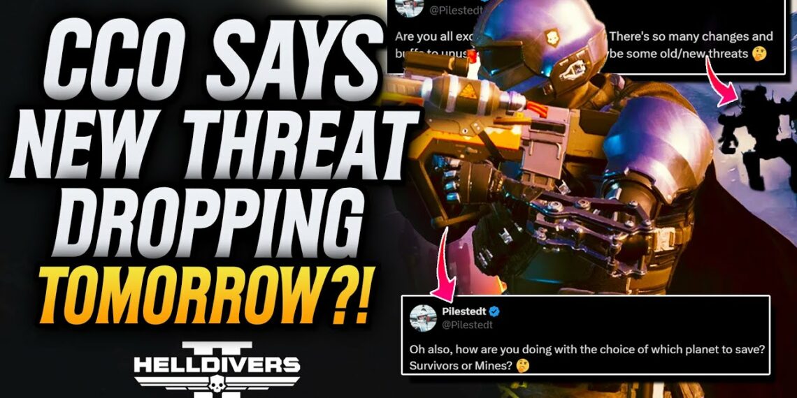 Cloud Plays: Helldivers 2 CCO Announce NEW Threat Coming Tomorrow With ...