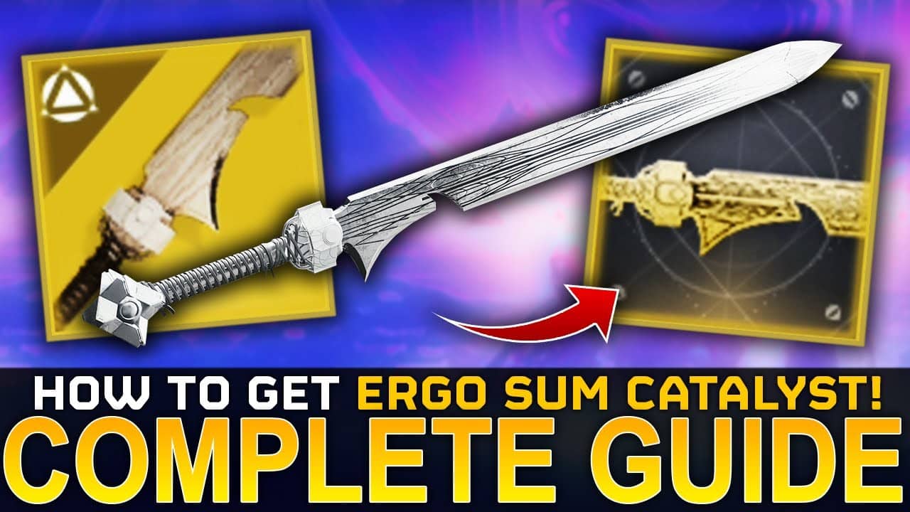 Destiny 2 Ergo Sum Catalyst: How to Get It Destiny 2 Ergo Sum Catalyst: How to Get It