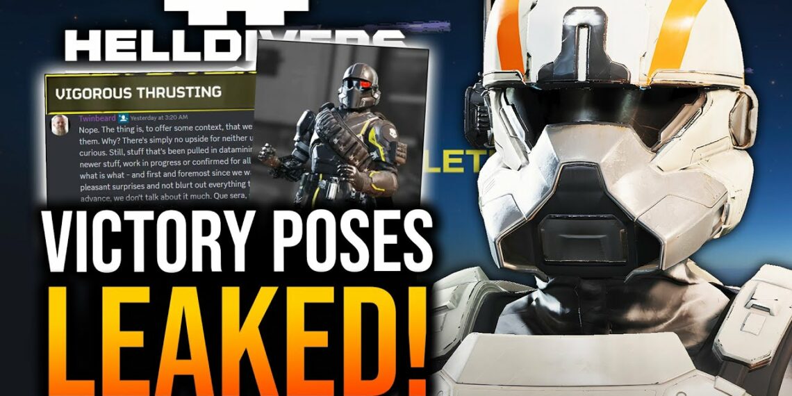 Helldivers 2 Leaks: Emotes, Poses, and Future Plans Revealed