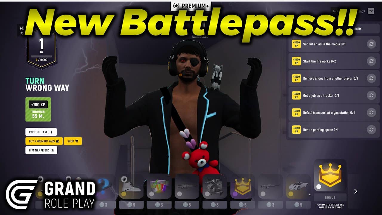 Grand RP Battle Pass: Everything You Need to Know