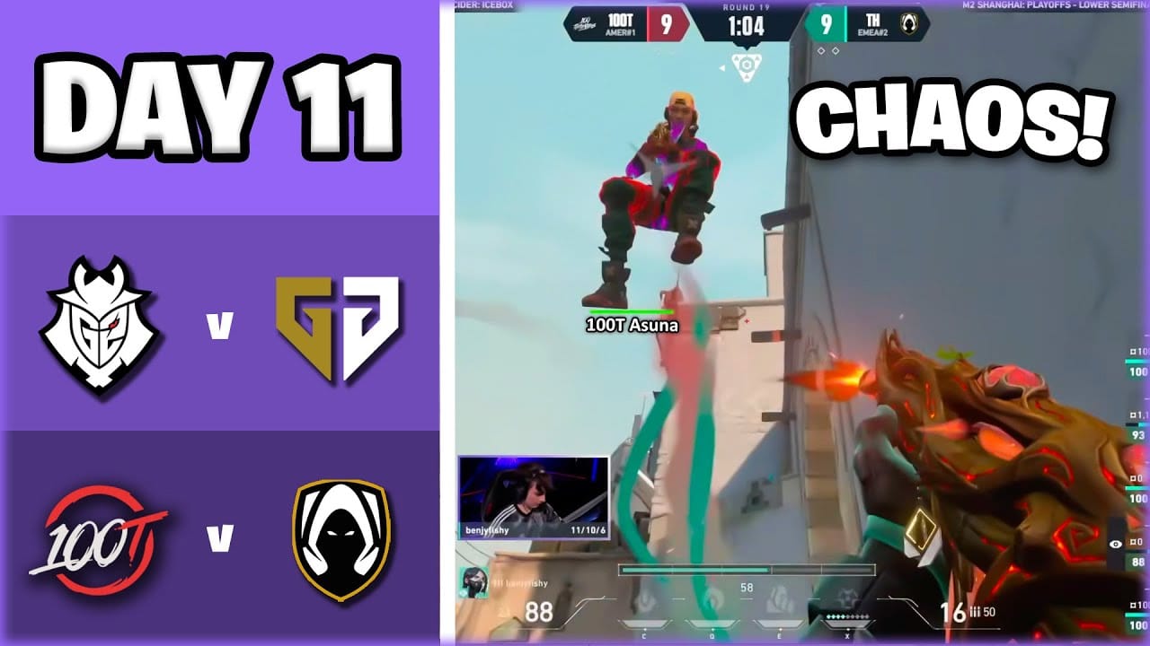 Masters Shanghai MVP Showdown: G2 vs. Gen.G & 100T vs. TH