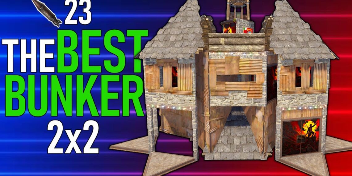 LeftyyP: The BEST 2x2 BUNKER Solo/Duo - Rust Base Design