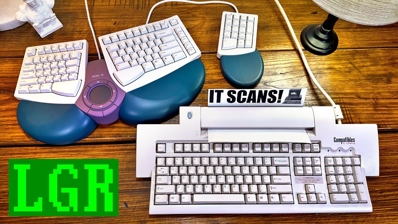 LGR: Weird 90s PC Keyboards - The Scanner & THE FUTURE