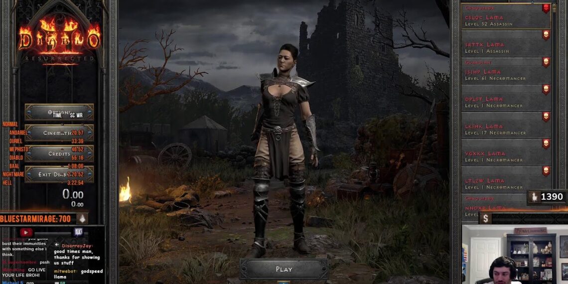 MrLlamaSC: The Trials and Tribulations of a Hell Hardcore Assassin Speedrun