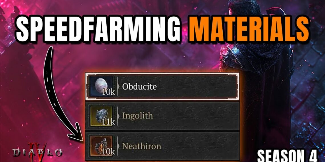 Rob2628: Farming 1k Neathiron Per Hour - Speed 105s Bleed Session Diablo 4 Season 4