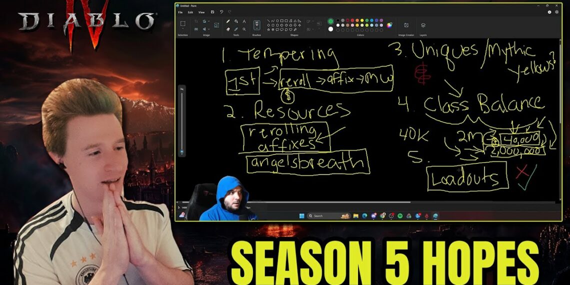 Rob2628: Hopes for Season 5 Diablo 4 - Top Things to Change Rob React