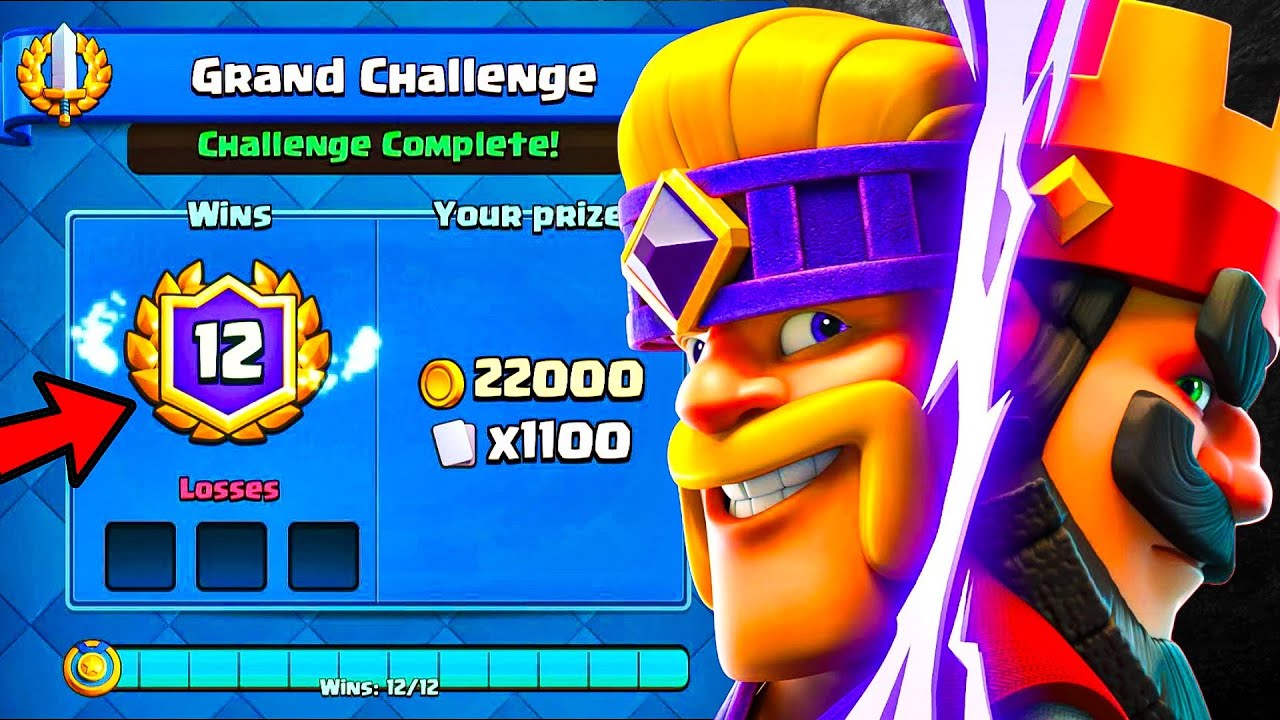 Top 3 Grand Challenge Decks for Clash Royale