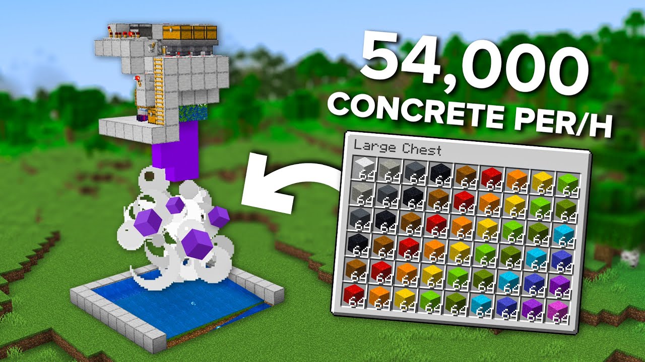 Build an Auto Concrete Maker in Minecraft: Easy Guide
