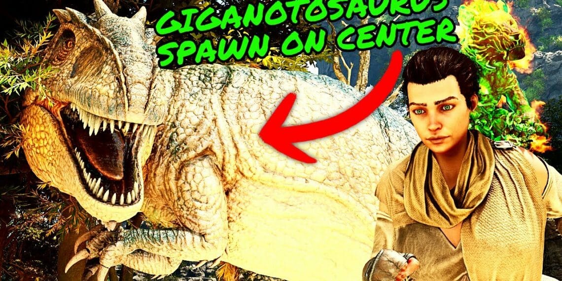 Giga Spawn Locations: The Center (Ark Survival Ascended)