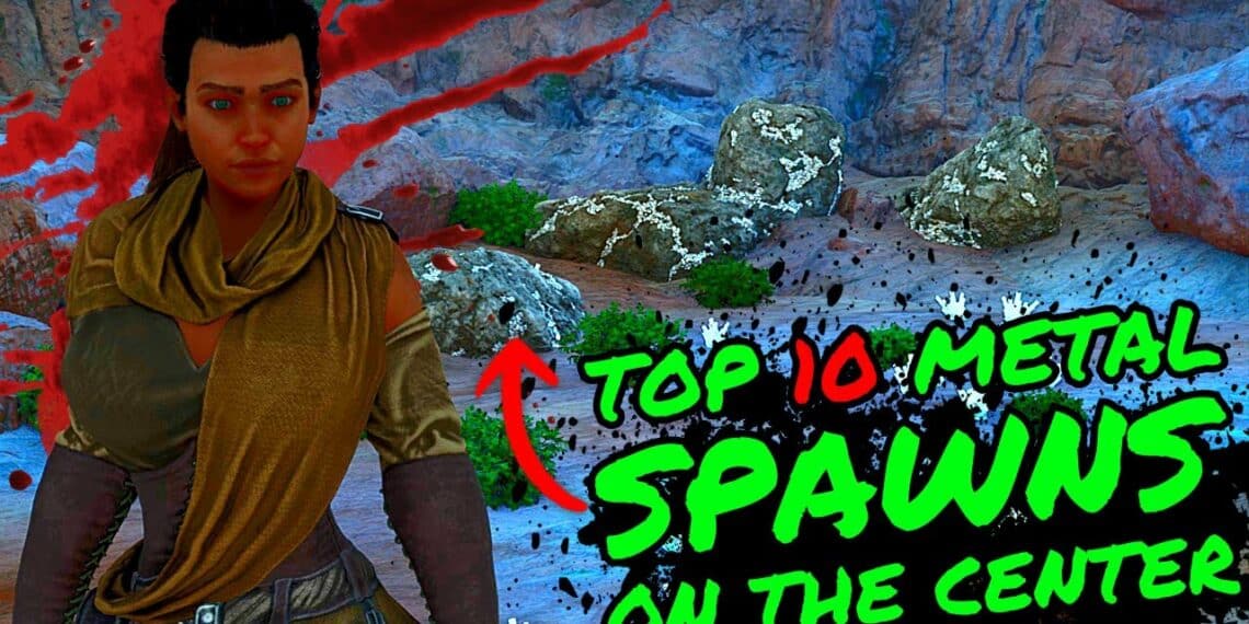 Teachers Game Too: TOP 10 Metal Spawns on THE CENTER in Ark Survival ...