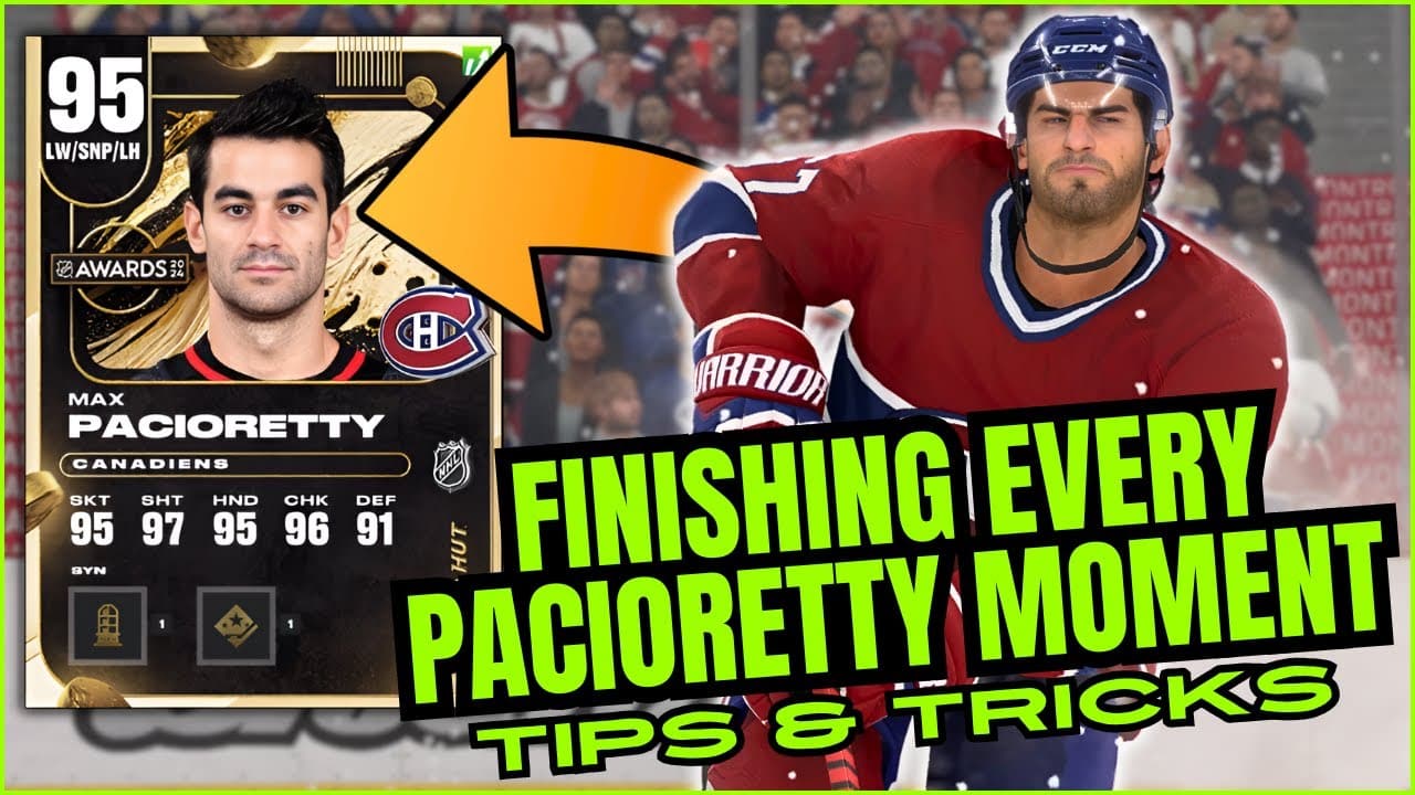 Thrash HKY: How To Do Every 95 OVR Pacioretty Moment in NHL 24 HUT