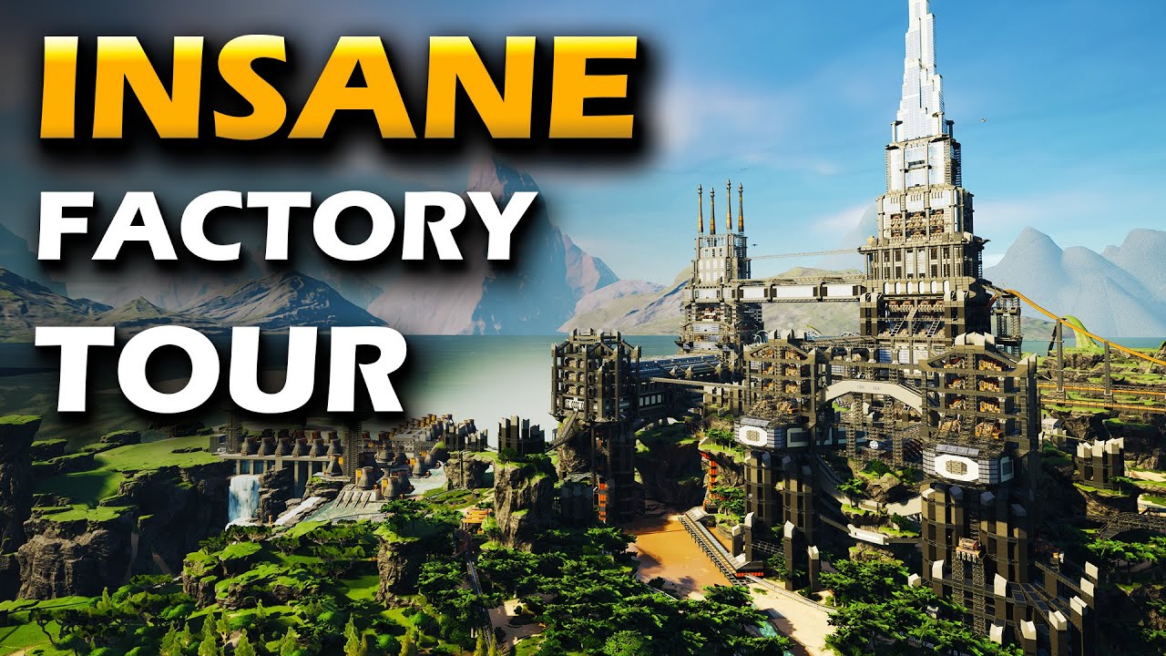Satisfactory Insane Factory Tour: A Showcase of Scale