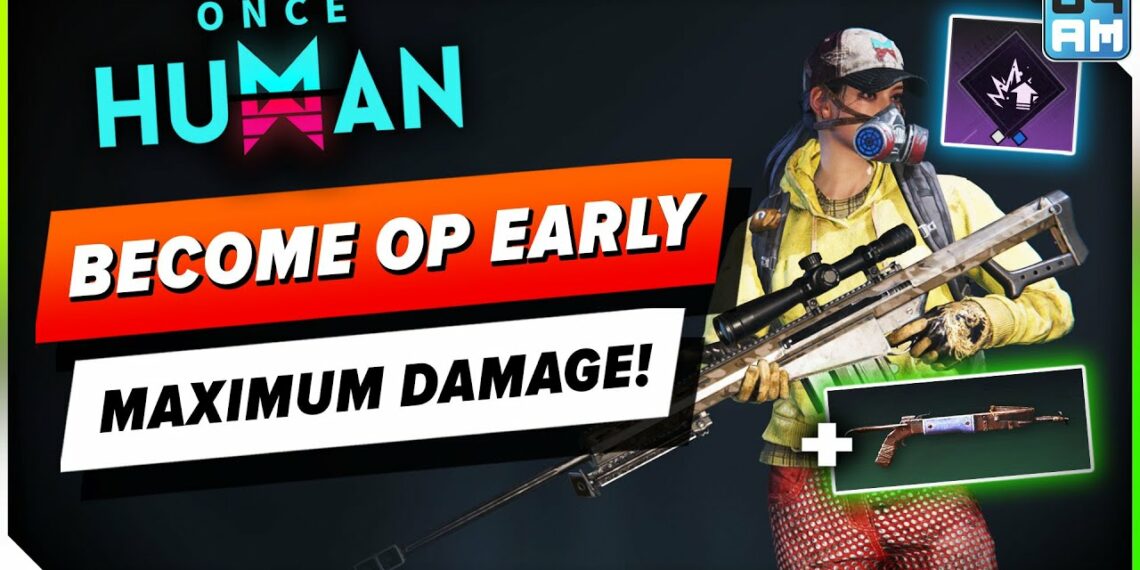 04AM: Once Human Get OVERPOWERED Early! Best Gear, Upgrades, Modding & Survival Tips