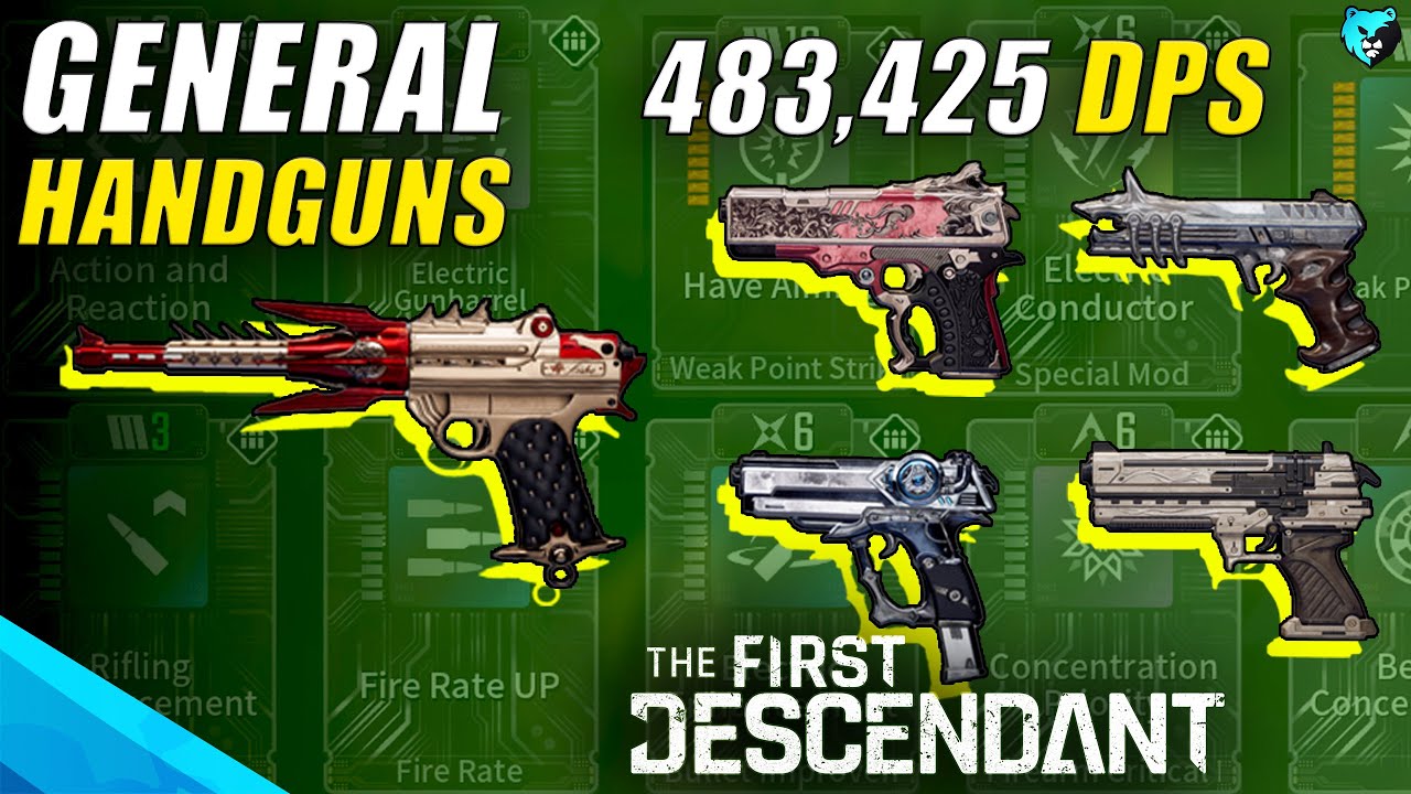 DrybearGamers: The Best General Handgun Weapon Build in The First ...