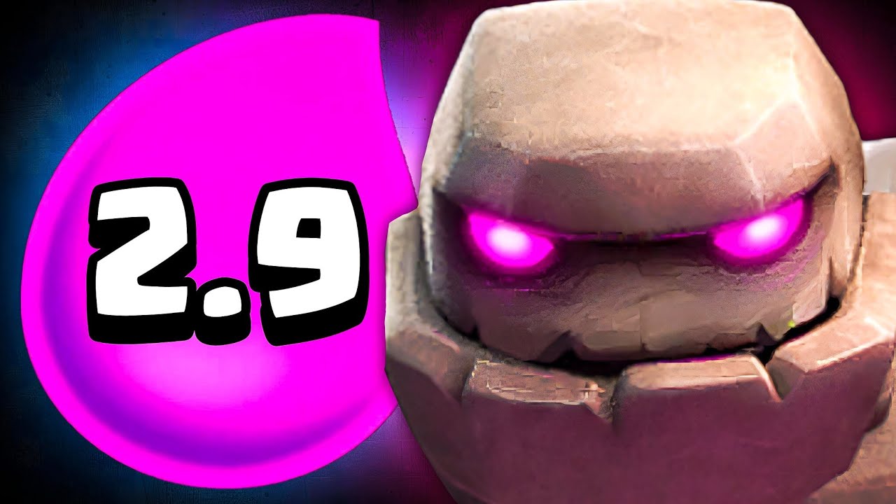 Ian77 - Clash Royale: The Unconventional 2.9 Golem Cycle