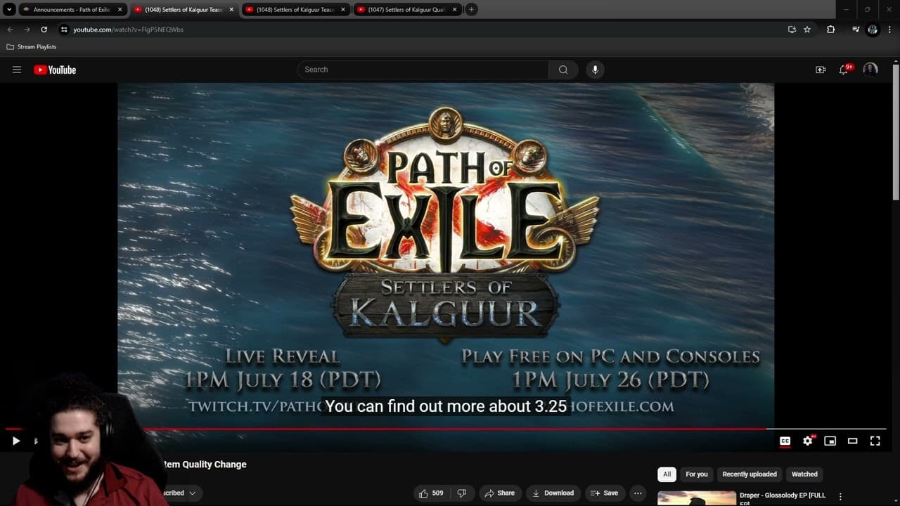 Pohx Kappa: Path of Exile 3.25 Teasers - Auras and Quality Changes