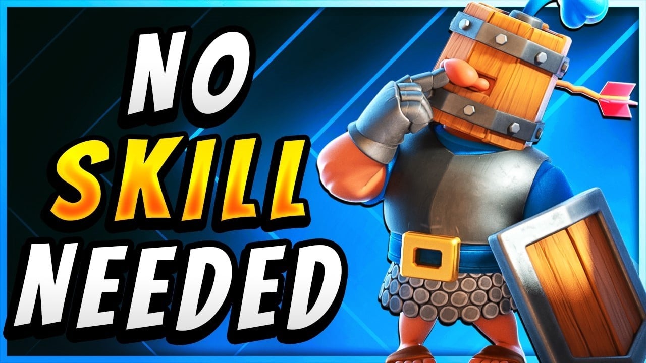 No Skill Deck CR 2024: Royal Recruits Dominate!