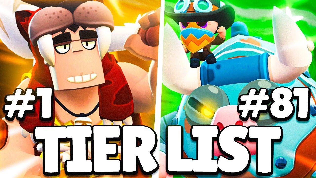 SpenLC - Brawl Stars: Ranking 81 Brawlers from Worst to Best - Tier ...