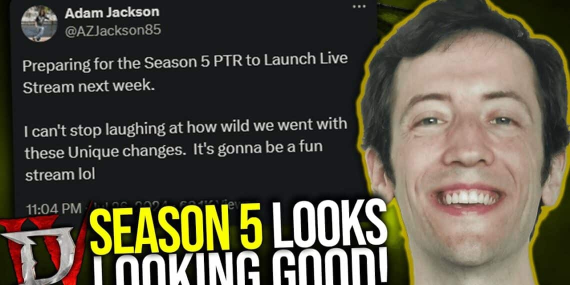 wudijo: Diablo 4 - Season 5 Changes, Leaks & Spiritborn