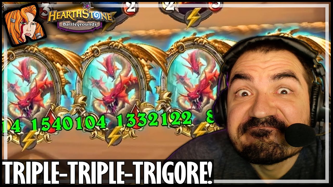 Kripparrian: A TRIPLE-TRIPLE-TRIGORE RUN! - Hearthstone Battlegrounds