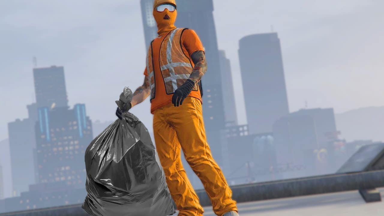 NitrixWarlord: Taking Out Worthless Trash Bags In GTA Online (PS5)