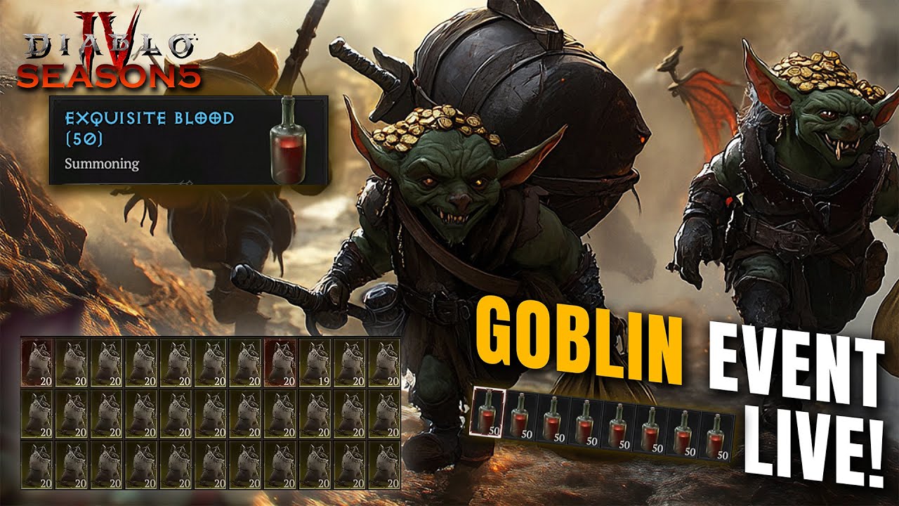 Rob2628: FARM EZ BLOOD - GOBLIN EVENT STARTING TODAY Bonus Boss Mats ...