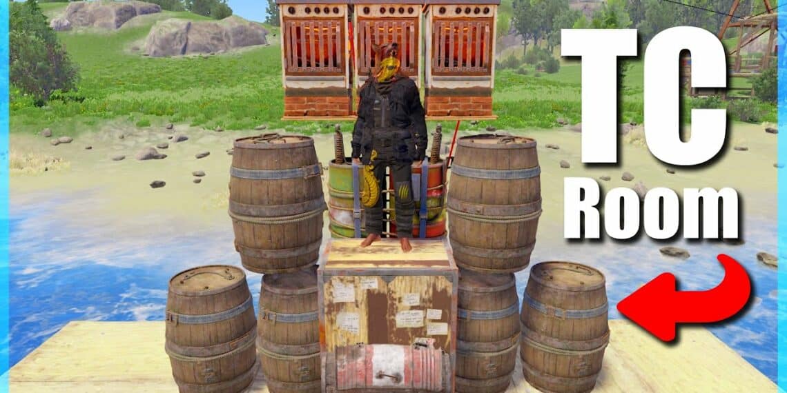 Rust Barrel Loot Room: Hyper Compact TC Guide 2024